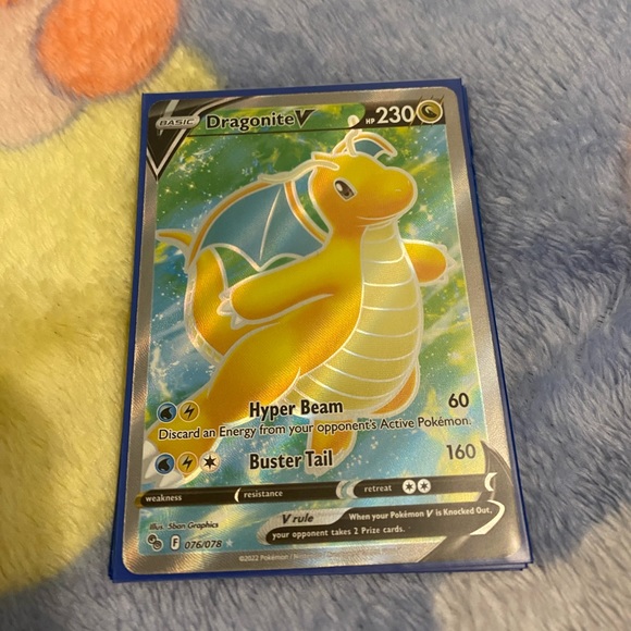 Pokemon | Other | Dragonite V Full Art | Poshmark